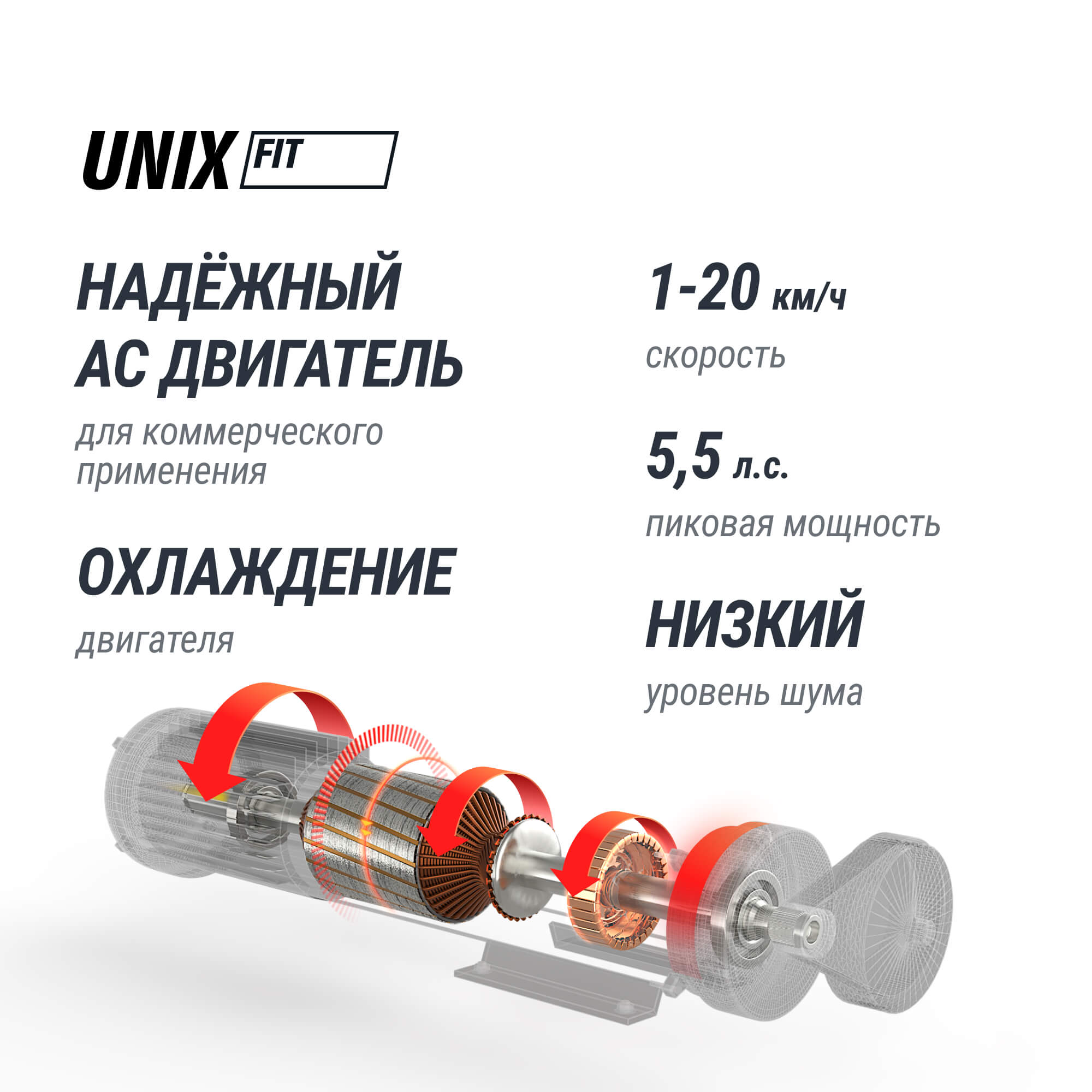 Беговая дорожка UNIX Fit MX-980 AC (LCD) - купить по низкой цене ...